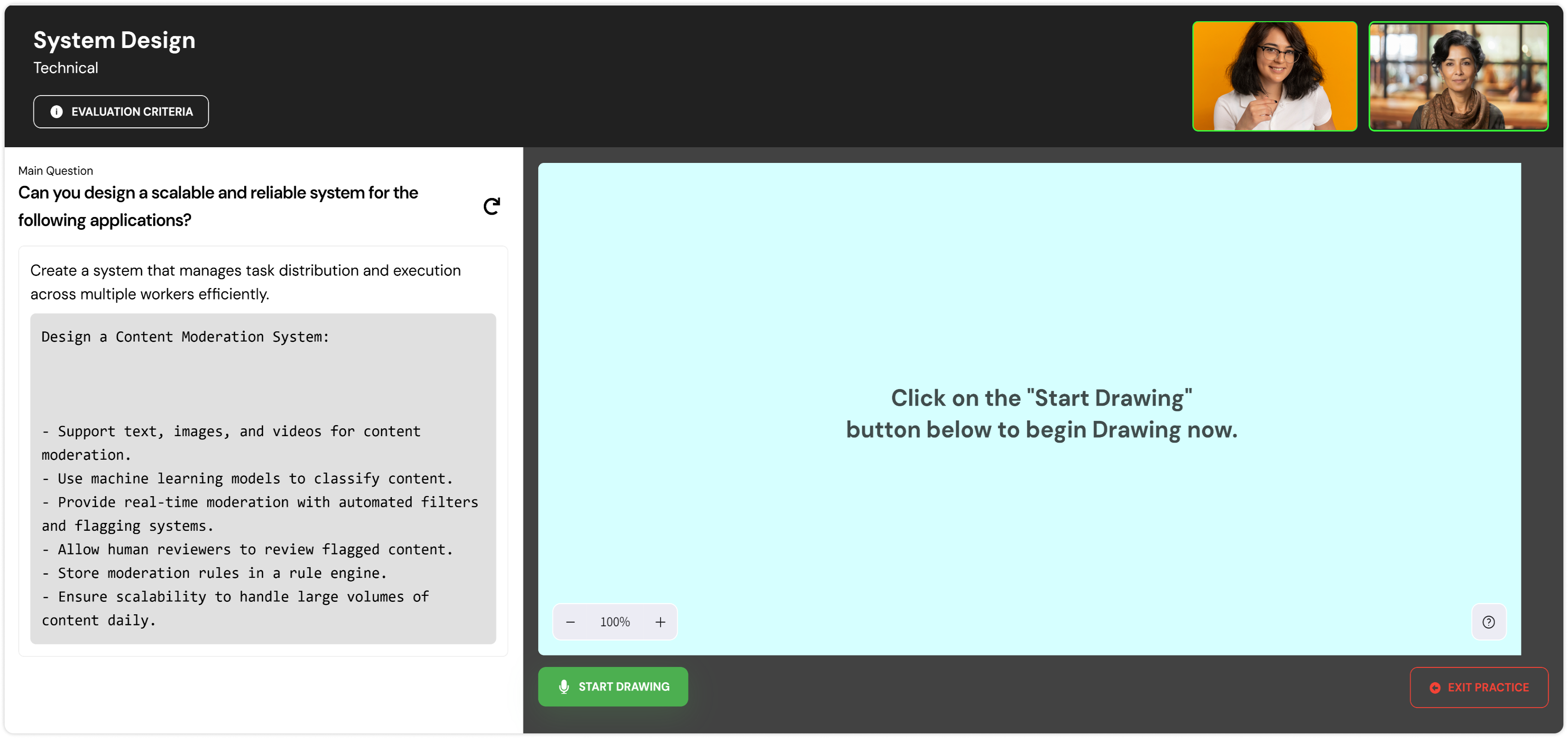 AI-Powered System Design Mock Interviews